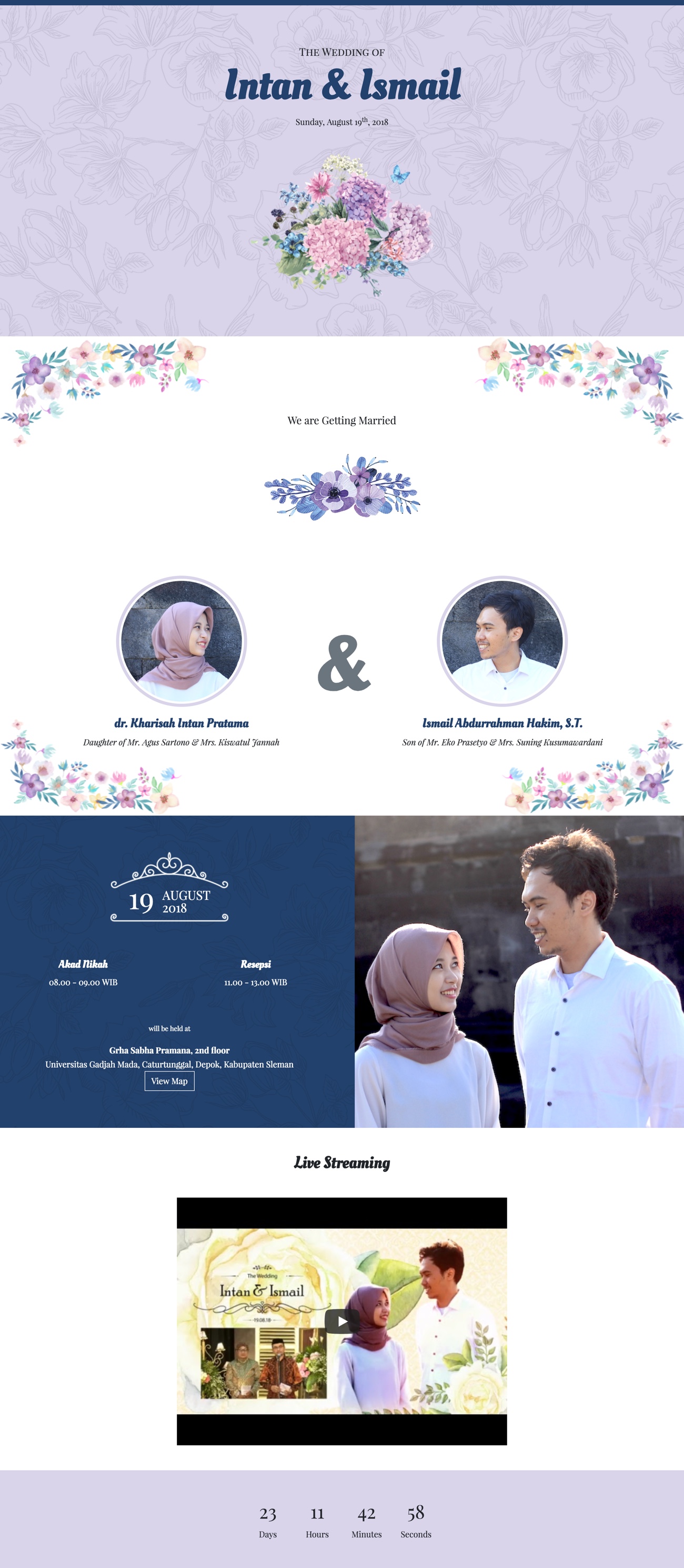 Intan & Ismail - Wedew