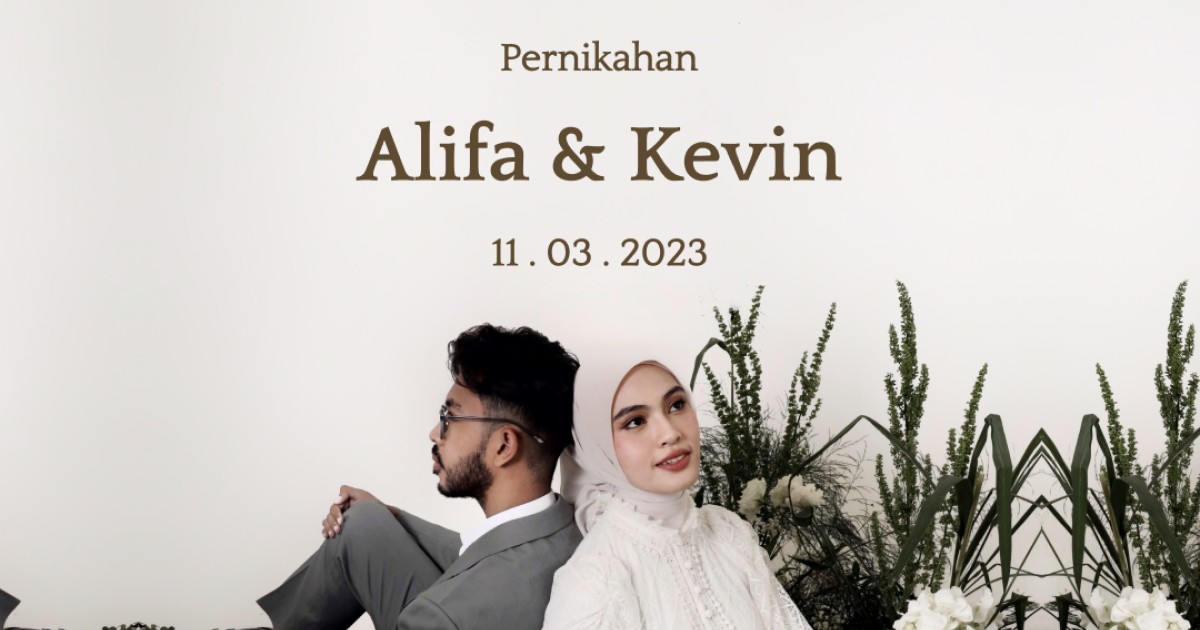 UNDANGAN PERNIKAHAN ALIFA & KEVIN